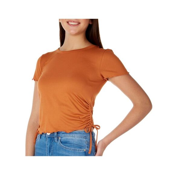 INC International Concepts | Tops | Inc Womens Orange Ruched Heather ...